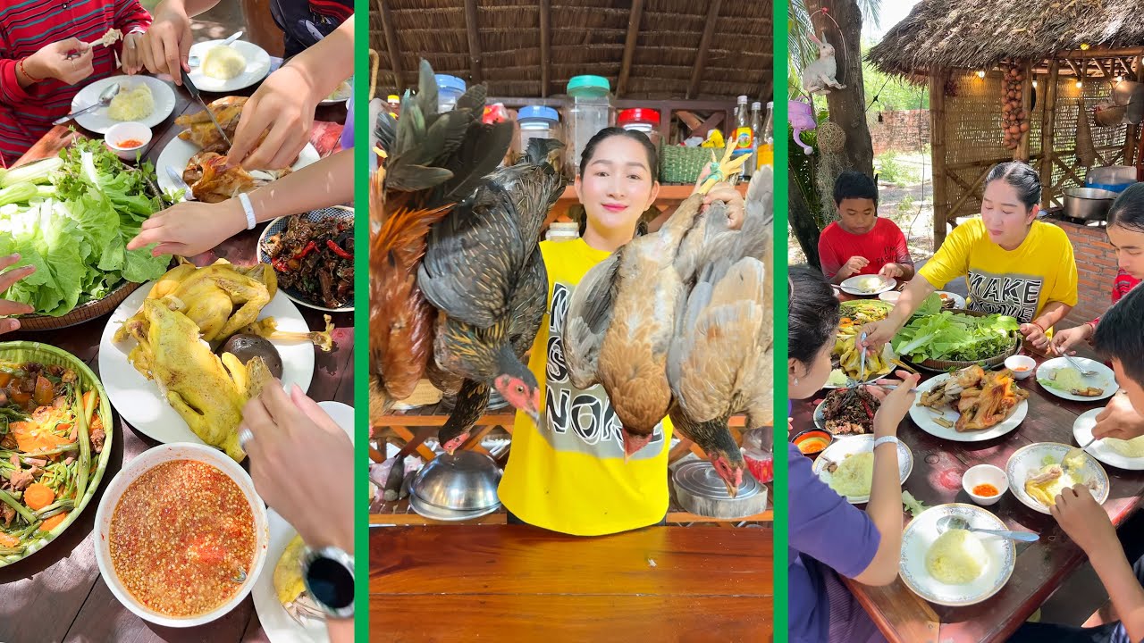 5 Native Chickens cooked 4 recipes are so yummy - Mommy Chef Sros ...