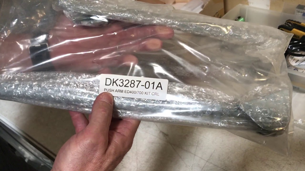 Dorma DK3287-01A ED400 and ED700 Push Arm Assembly in Aluminum Finish ...