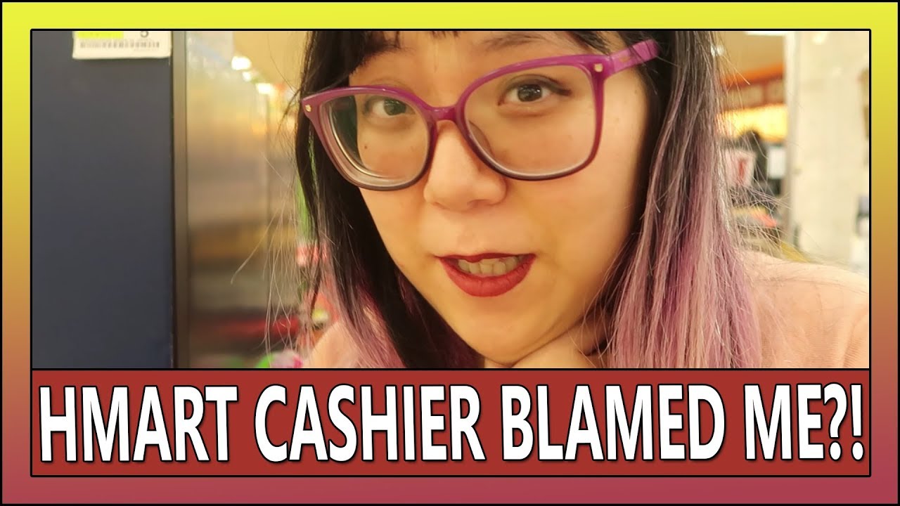 08122018: Hmart cashier blamed me! | Vlog #1696 - YouTube