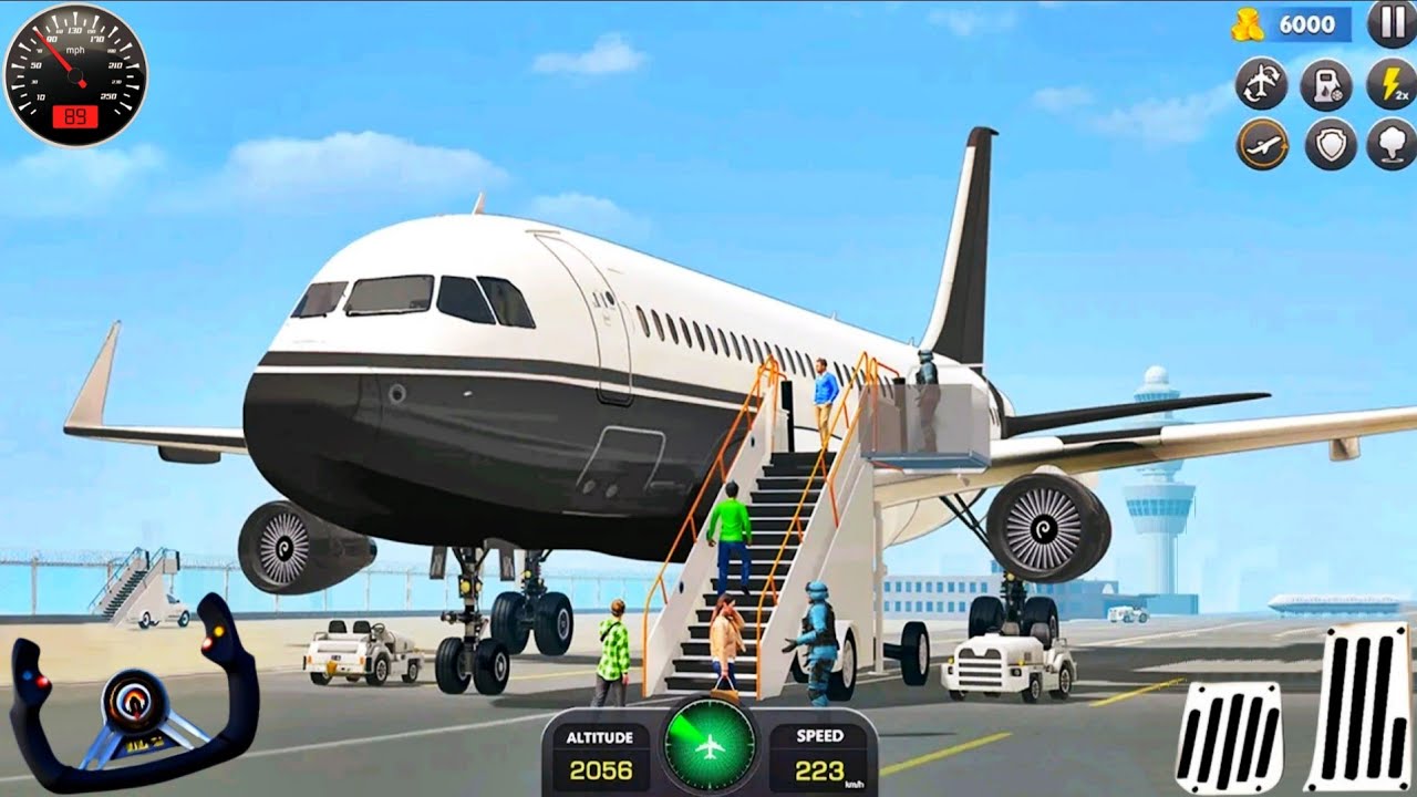 Flight Airplane City Pilot Games | Plane Boeing Emergency Landing ...