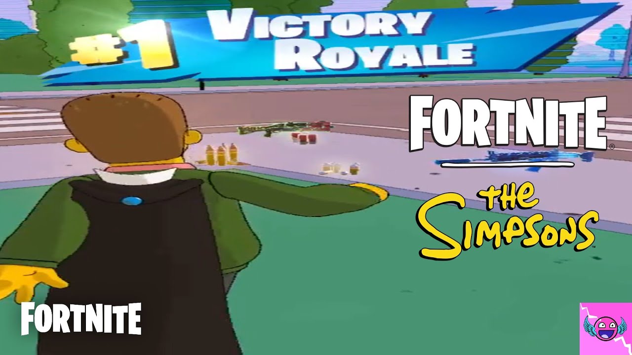 FINAL SIMPSONS WIN || FORTNITE SIMSPSONS GAMEPLAY WITH @TheGamerGlad ...