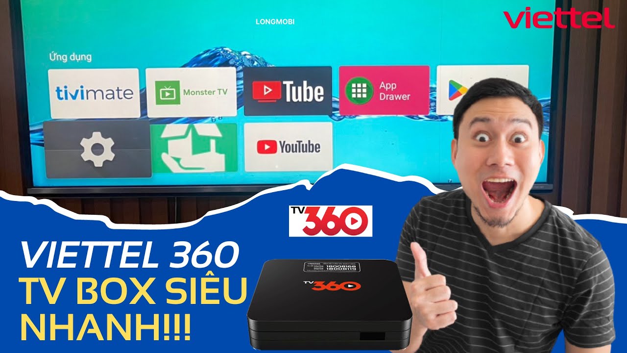Tv Box Viettel 360 Chip Amlogic S905X2 Ram 2GB Android 11, Kèm Khiển ...