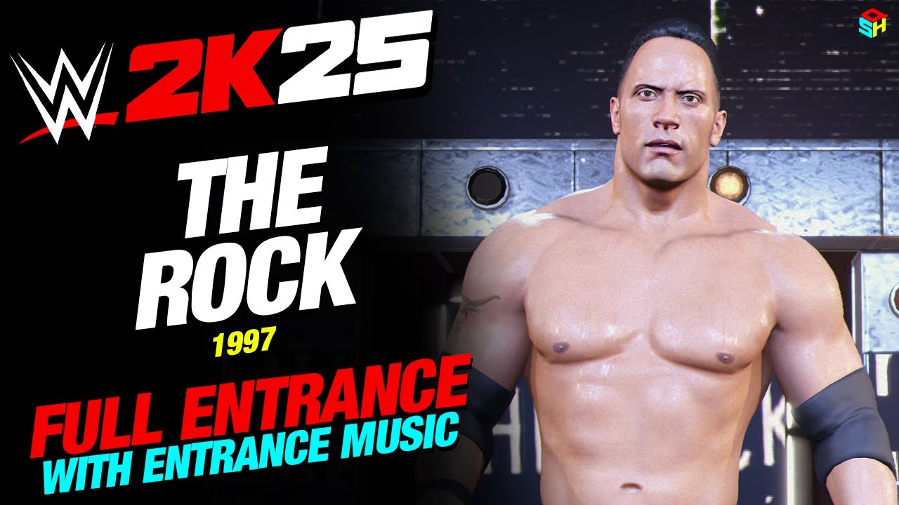 THE ROCK 97 WWE 2K25 ENTRANCE - #WWE2K25 THE ROCK 97 NATION OF ...