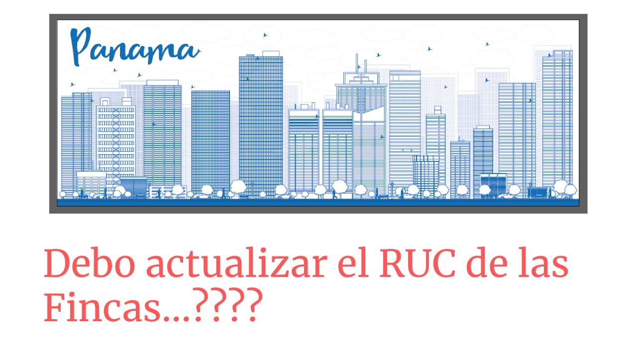 Hay que actualizar el RUC de las Fincas? - YouTube