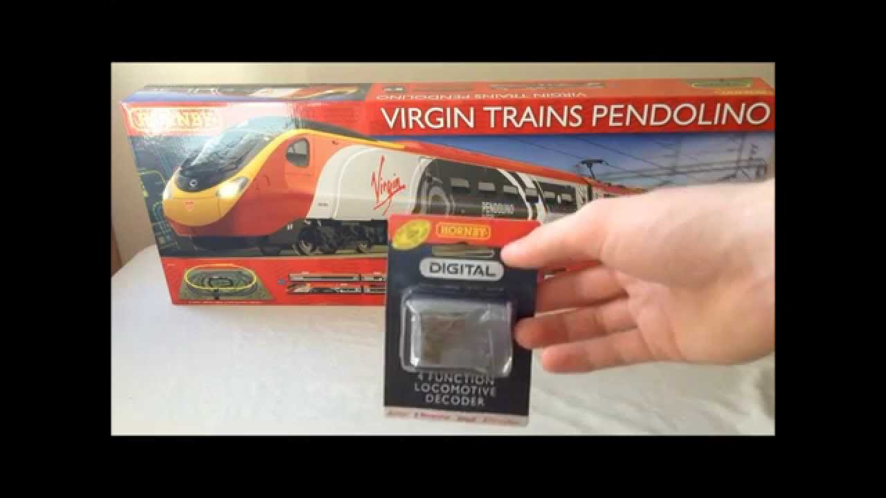 hornby Virgin trains pendolino train set unboxing - YouTube