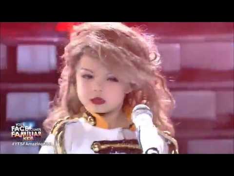 Little Girl Impersonates Taylor Swift On TV Show! - YouTube