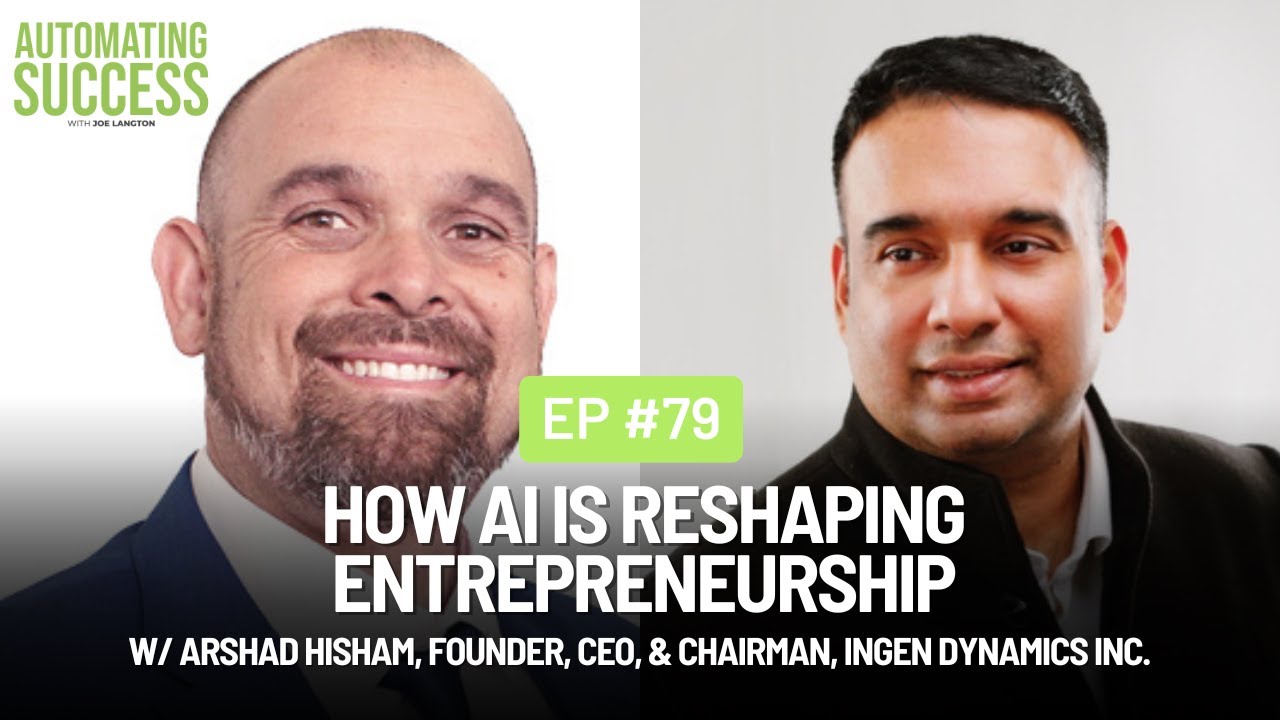 #79 How AI is Reshaping Entrepreneurship w/ Arshad Hisham, Founder ...