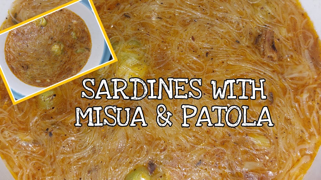 Sardines with Misua and Patola | Sardines Recipe | Ralsie Angul1 Vlog ...