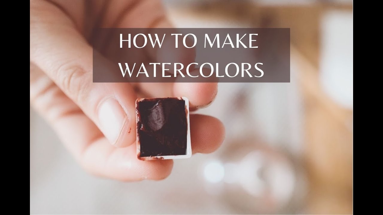 HOW TO MAKE WATERCOLORS WITH NATURAL PIGMENTS | NATURAL DYE - YouTube