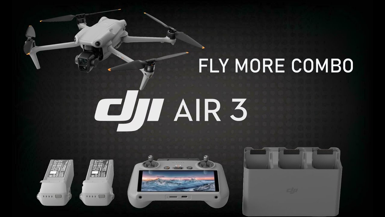 DJI Air 3 Fly More Bundle Unboxing What Do You Get ? - YouTube