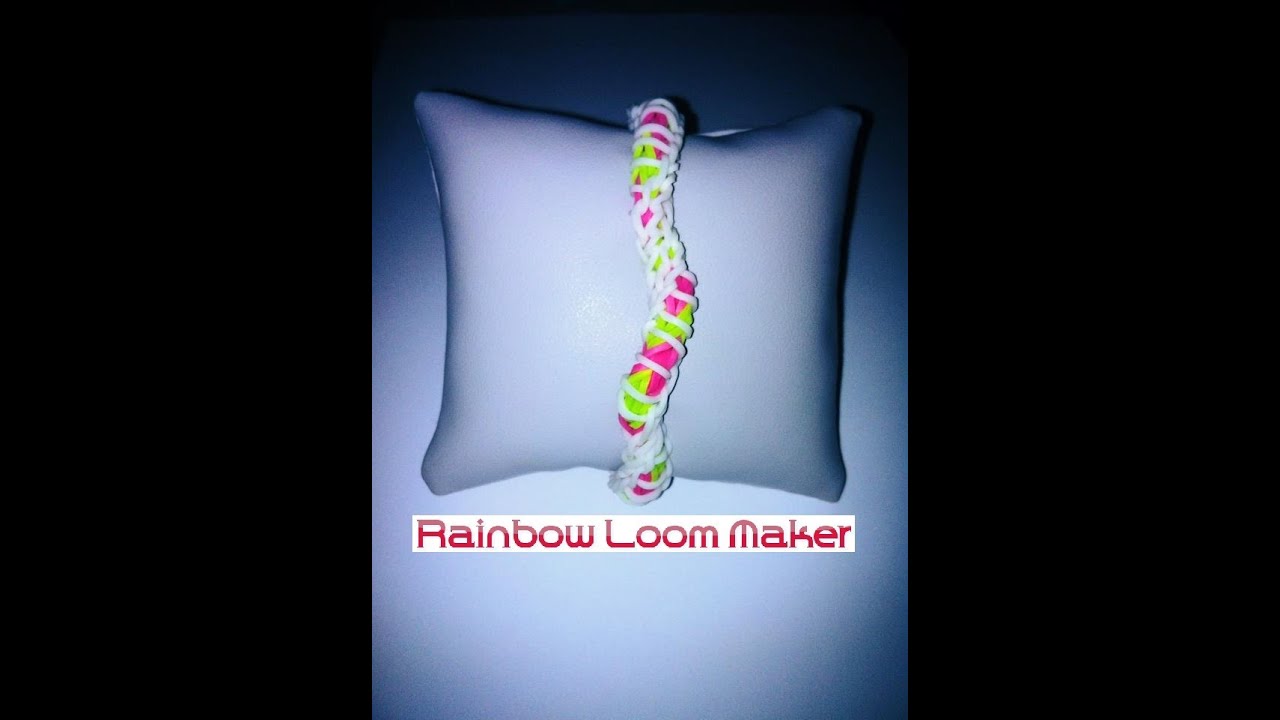 TUTO FR/EN ! Rainbow loom bracelet DNA spiral model / modèle ADN ...