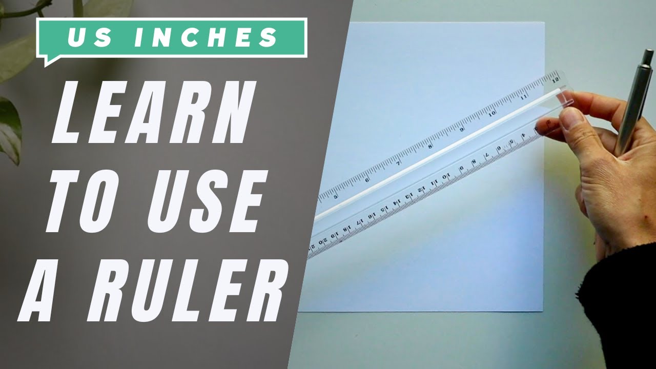 How to Use a Ruler Learn US Inches ( Real Demonstration ) - YouTube