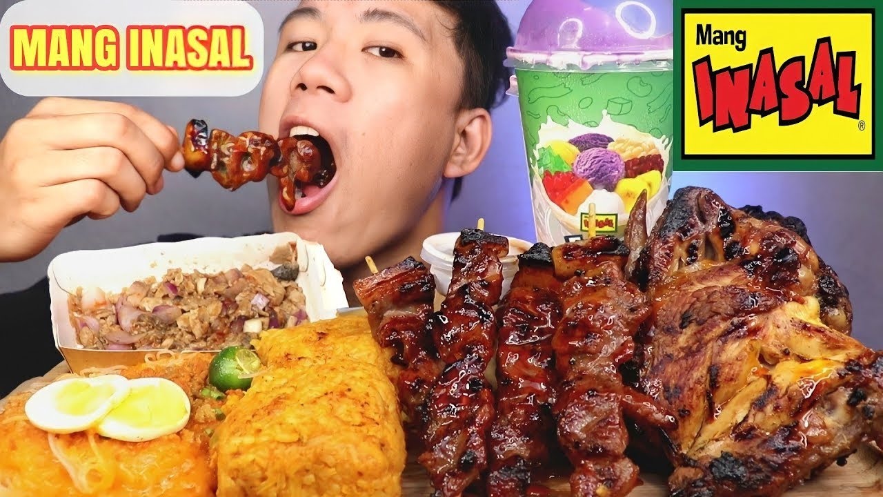 ALL TIME FAVORITE MANG INASAL MUKBANG | Sarap ng Chicken Inasal ...