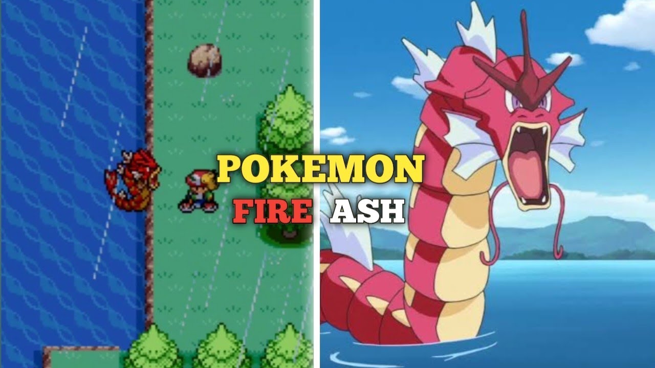 Mysterious gyarados 😱 pokemon fire ash gameplay - YouTube