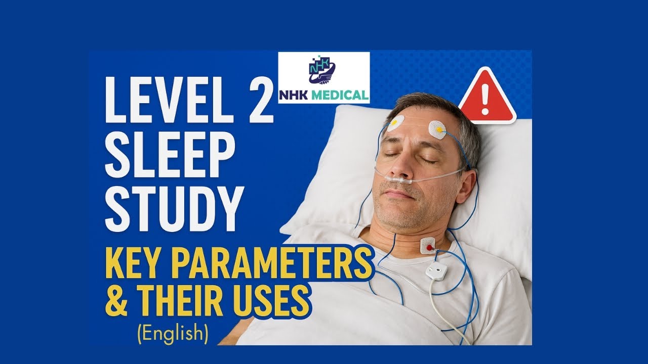 Level 2 Sleep Study: Key Parameters & Their Uses! #sleepapnea # ...