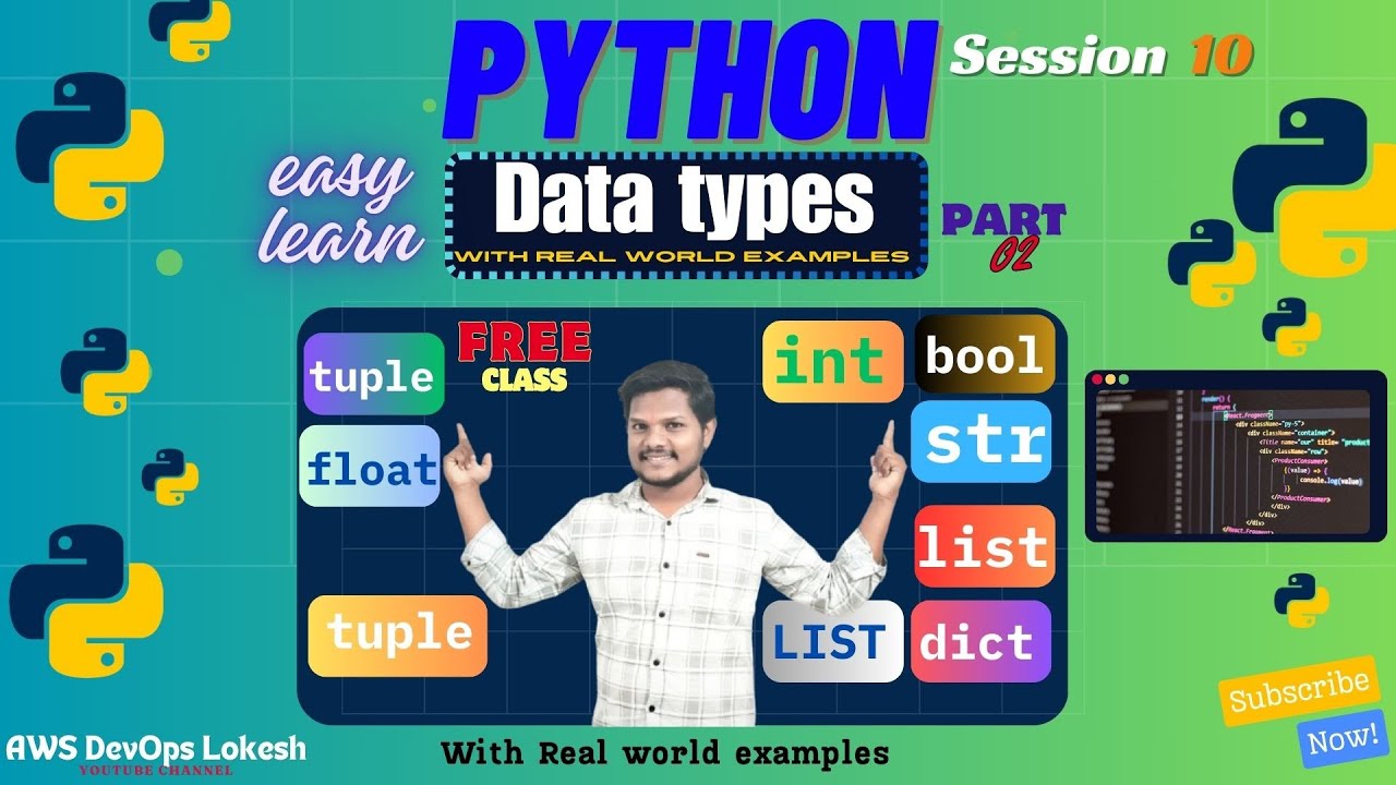 Python Data Types Explained 🐍 Float Int String And More Youtube