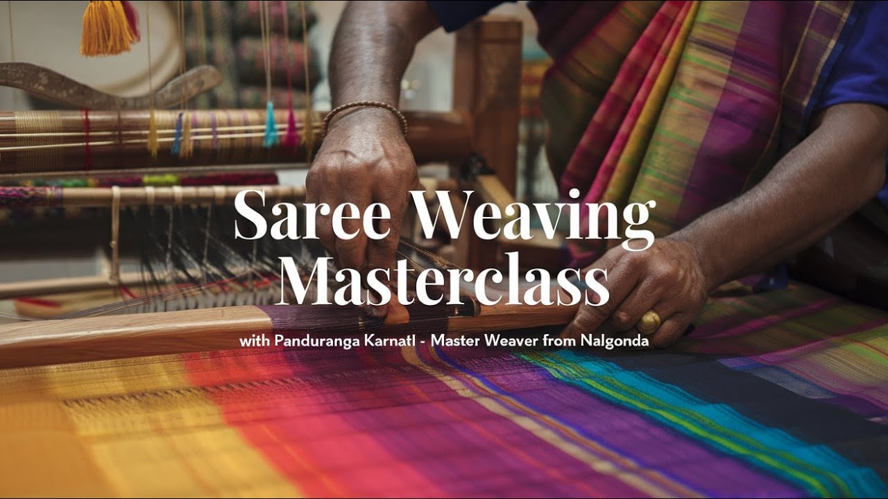 Mastering the Art of Handloom Weaving | Step-by-Step Saree Making by ...
