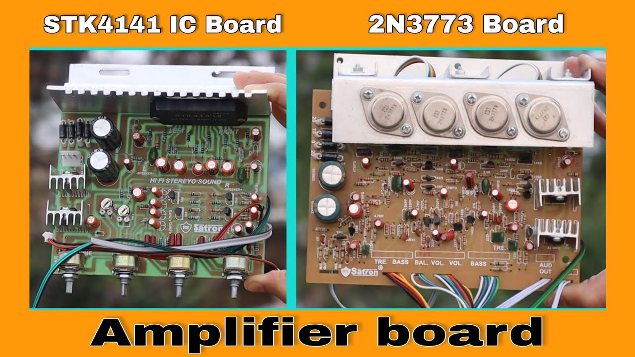 STK 4141 ic Amplifier board | 2N3773 260W Amplifier Board | Bluetooth ...