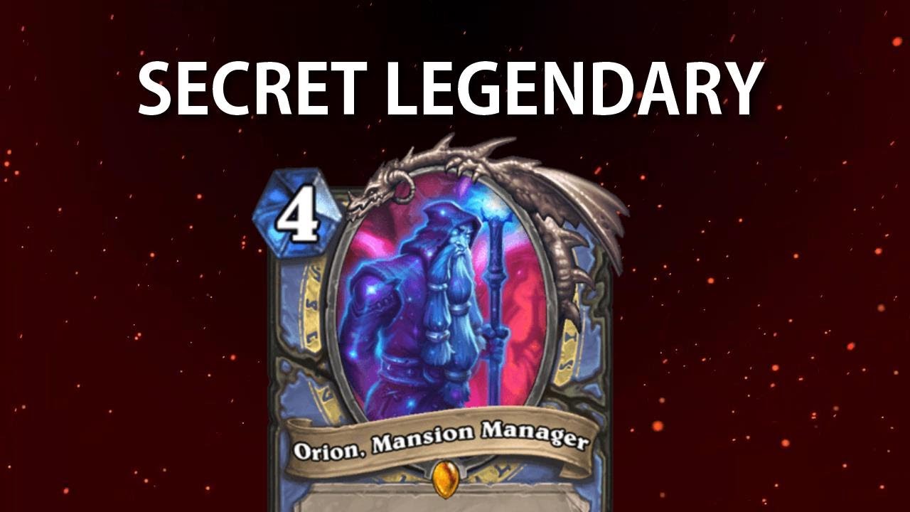Hearthstone - New LEGENDARY Secret Mage Card is Amazing - Castle ...