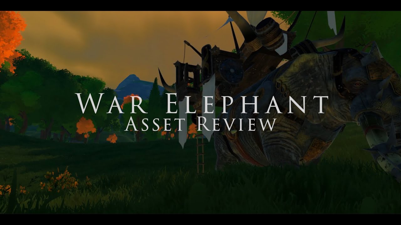 A Strong Look at the New War Elephant Asset - YouTube