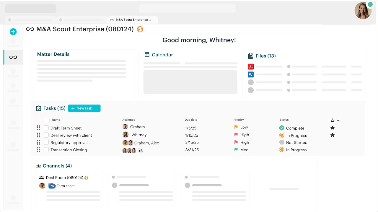 Workstorm Workstreams Features Tour - YouTube