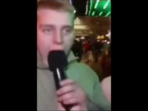 Drunk tiktok guy eats microphone remix - YouTube
