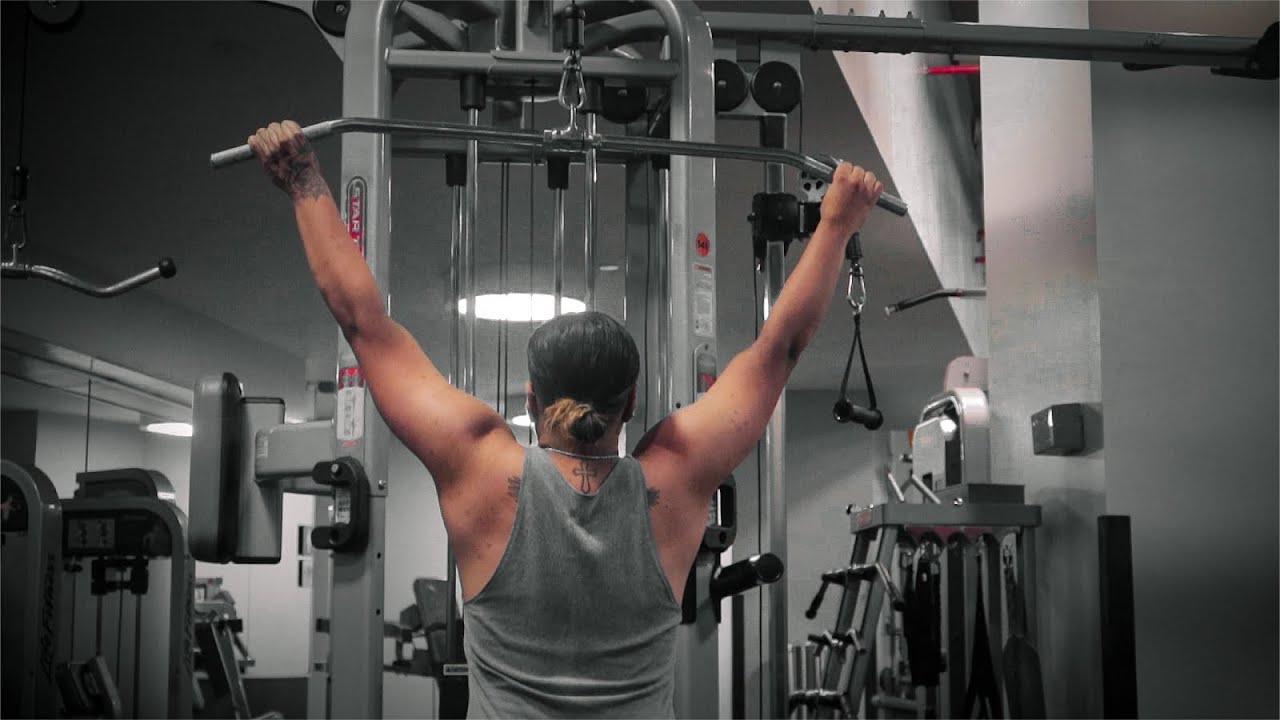 BACK AND BICEP 💪 | Cutting Season - YouTube