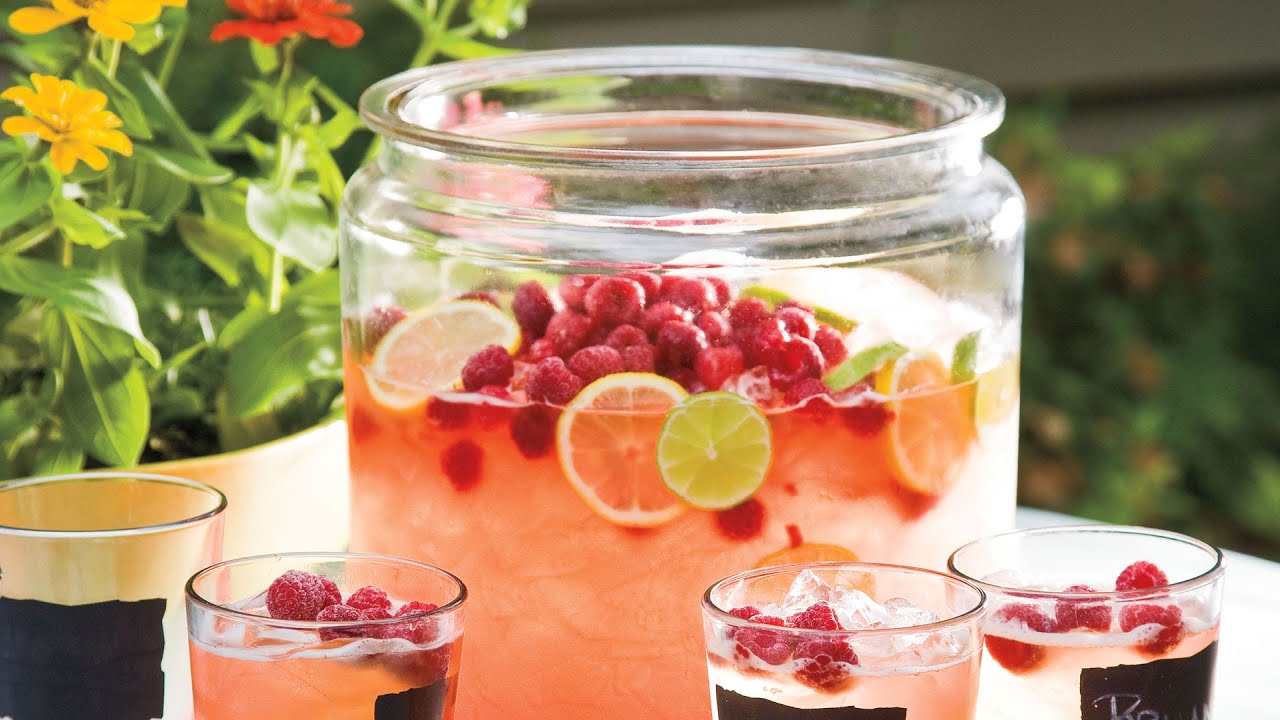 Raspberry Beer Cocktail | Southern Living - YouTube