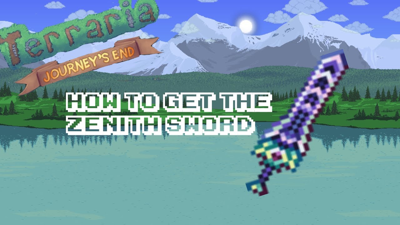 How to get the zenith sword in Terraria 1.4 - YouTube