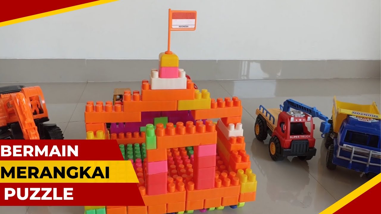 Bermain Menyusun puzzle menjadi Benteng - YouTube