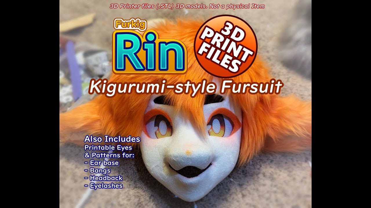 3. Making the back of a Fursuit Head & Hair Part 1 - YouTube