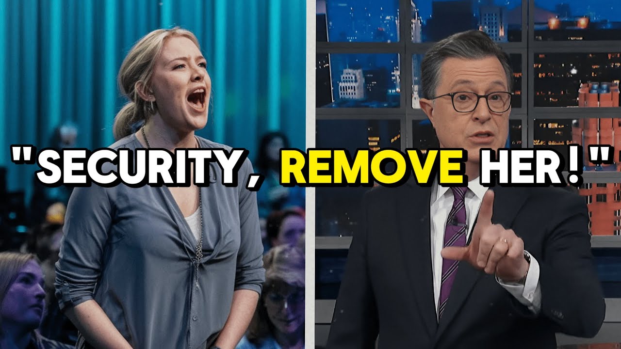Stephen Colbert Kicks Out Screaming MAGA Heckler on LIVE TV After ...