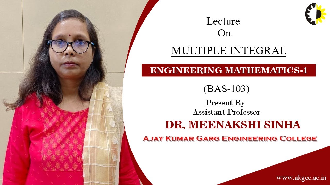 ''Multiple Integral'' Engineering Mathematics 1 Lecture 01 By Dr ...