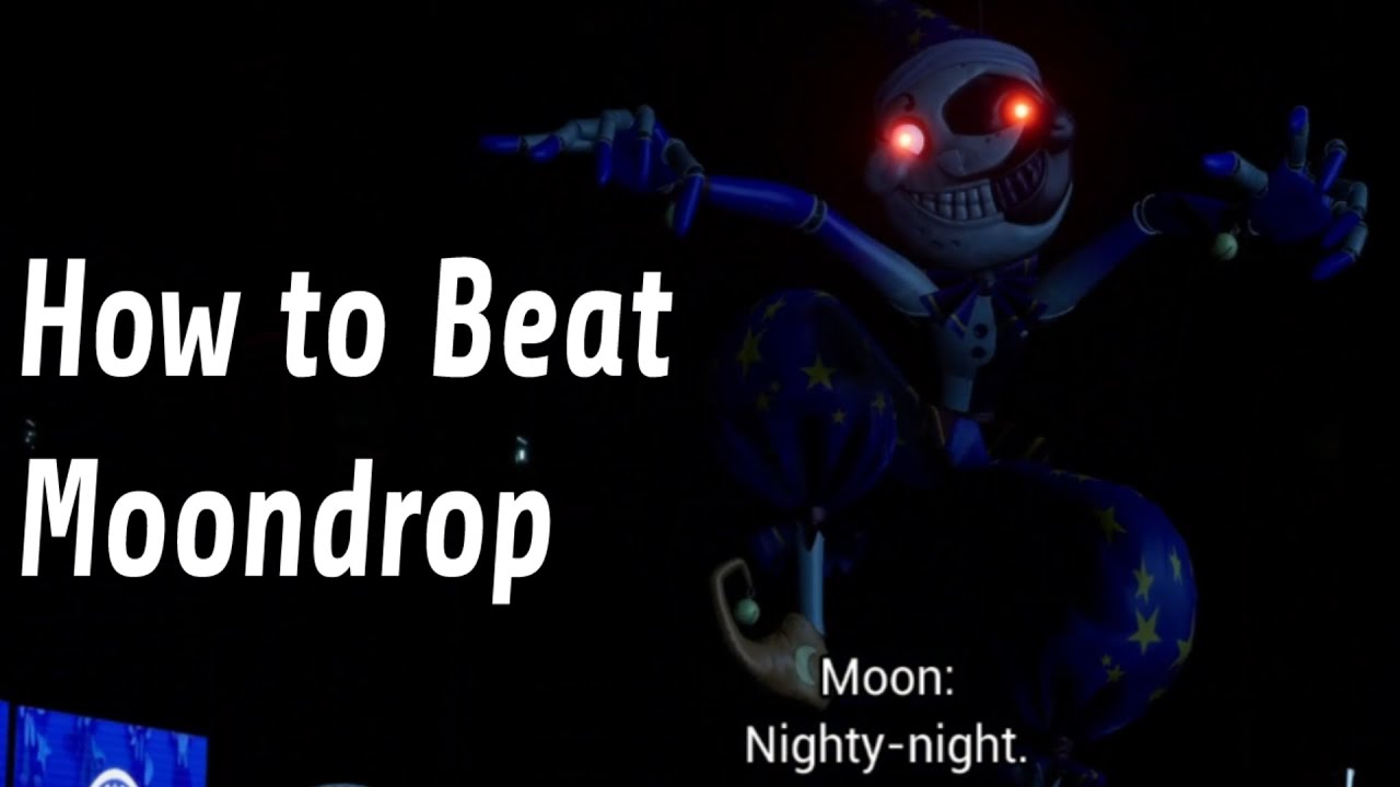 How to beat Moondrop | Fastest Way | FNAF Security breach - YouTube