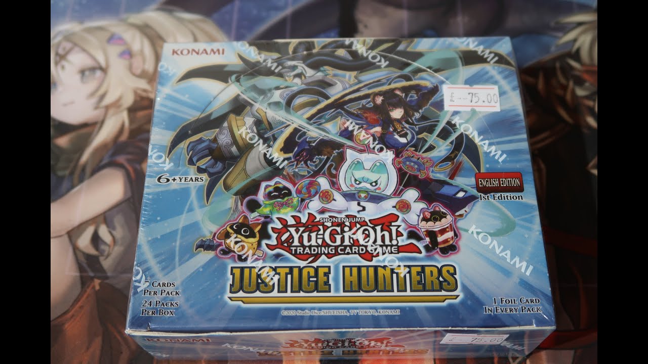 Yugioh Pack Opening Justice Hunter Booster Box OMFG - YouTube
