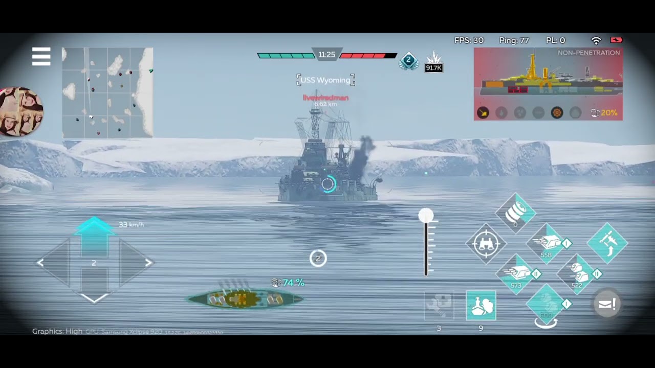 If you like Ships. Check out War Thunder Mobile. Here is The USS ...