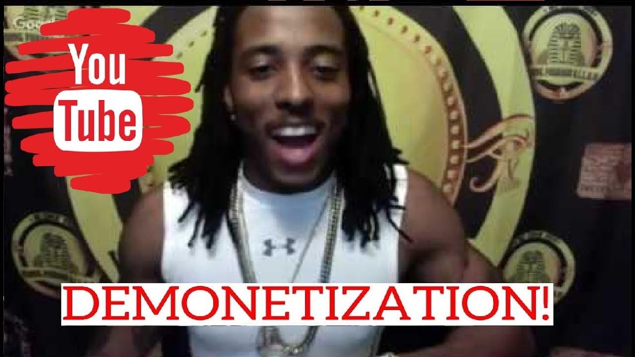 YOUTUBE DEMONETIZATION: YouTuber young pharaoh YouTube Channel Black ...