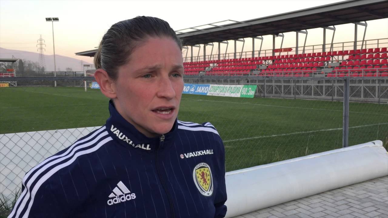 Leanne Ross on Scotland's victory over FYR Macedonia - YouTube