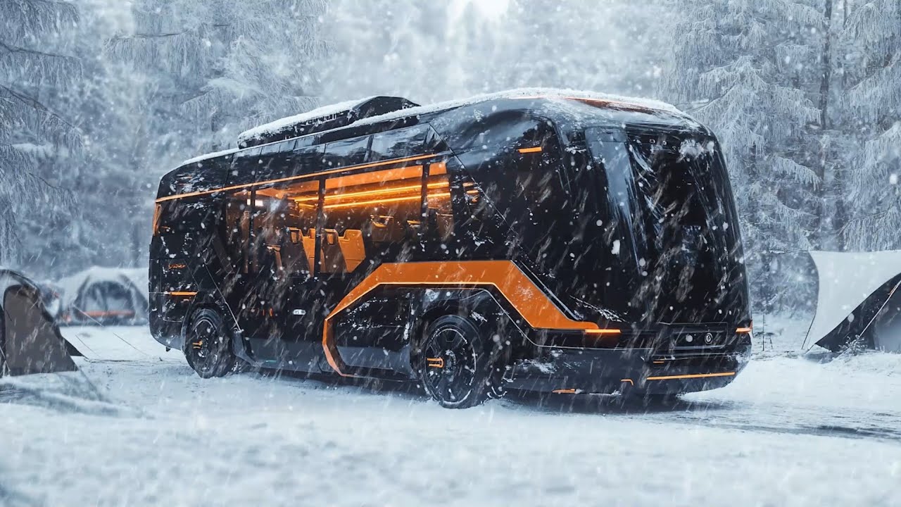 Extreme RV Camping in a Snowstorm | Surviving a Winter Blizzard ...