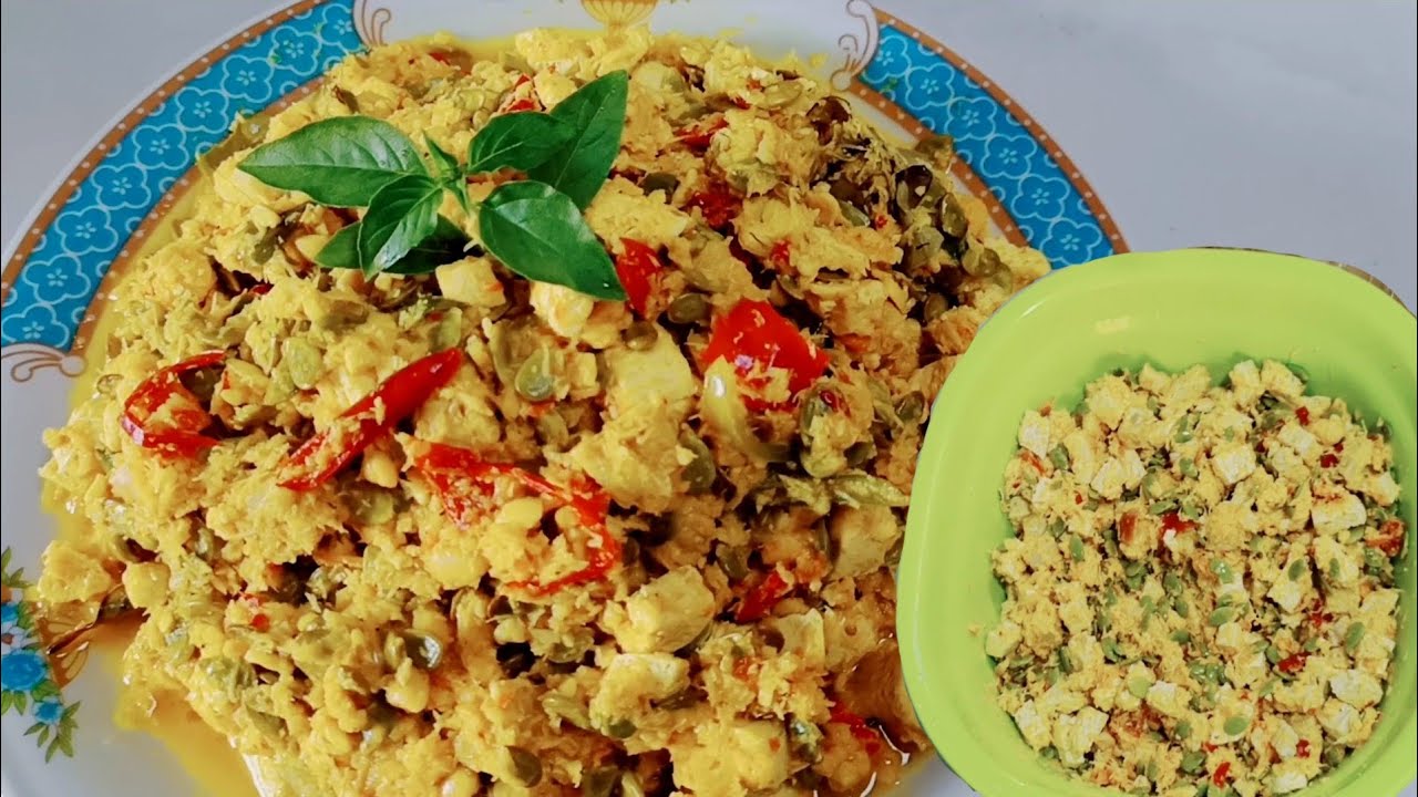 Botokan tahu,tempe,Pete kecil IIbumbu rempah asli(tanpa daun pisang ...