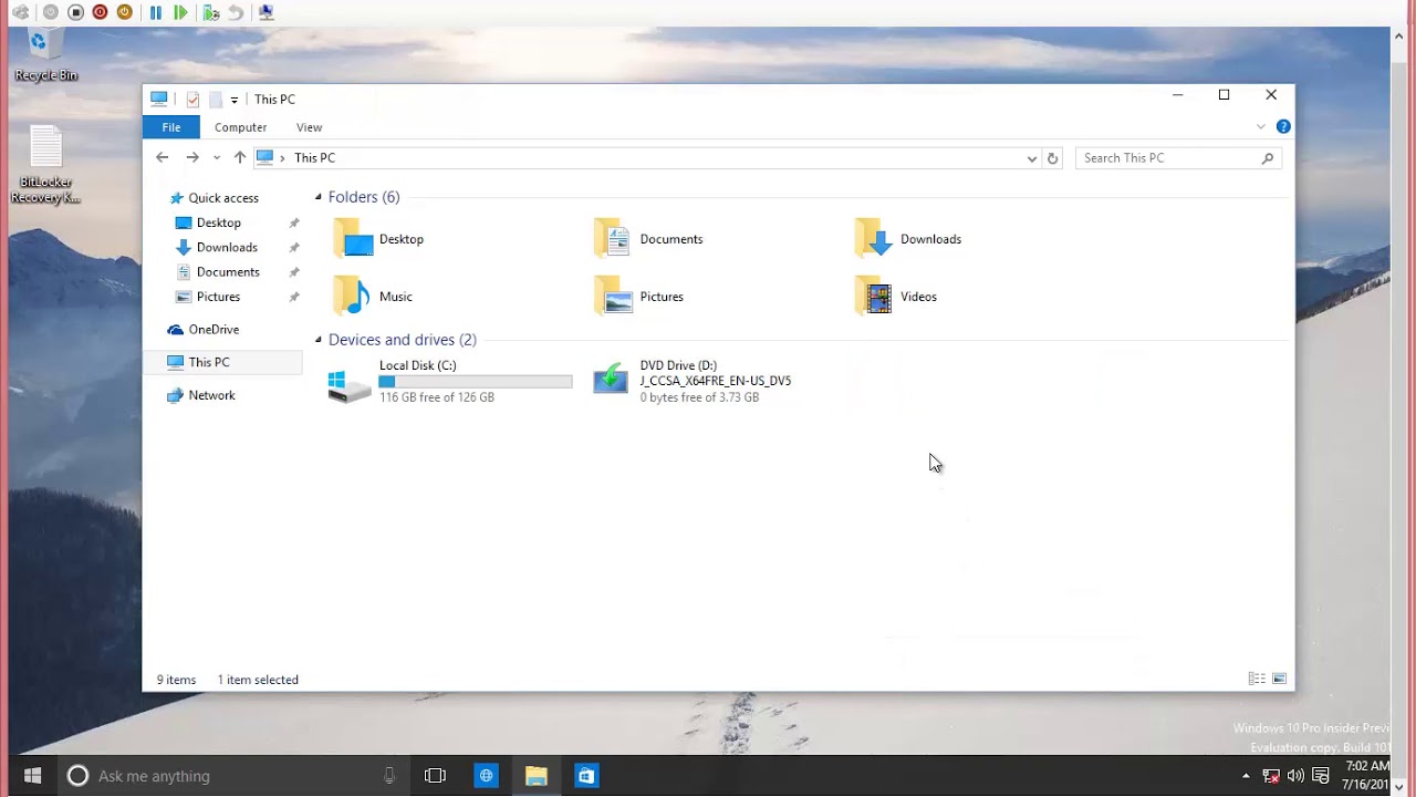 Bitlocker Drive Encryption Windows - YouTube