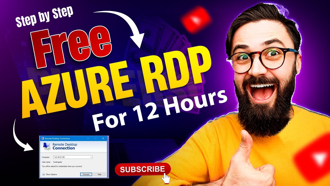 Free azure rdp | How to create free azure rdp | Microsoft azure rdp ...