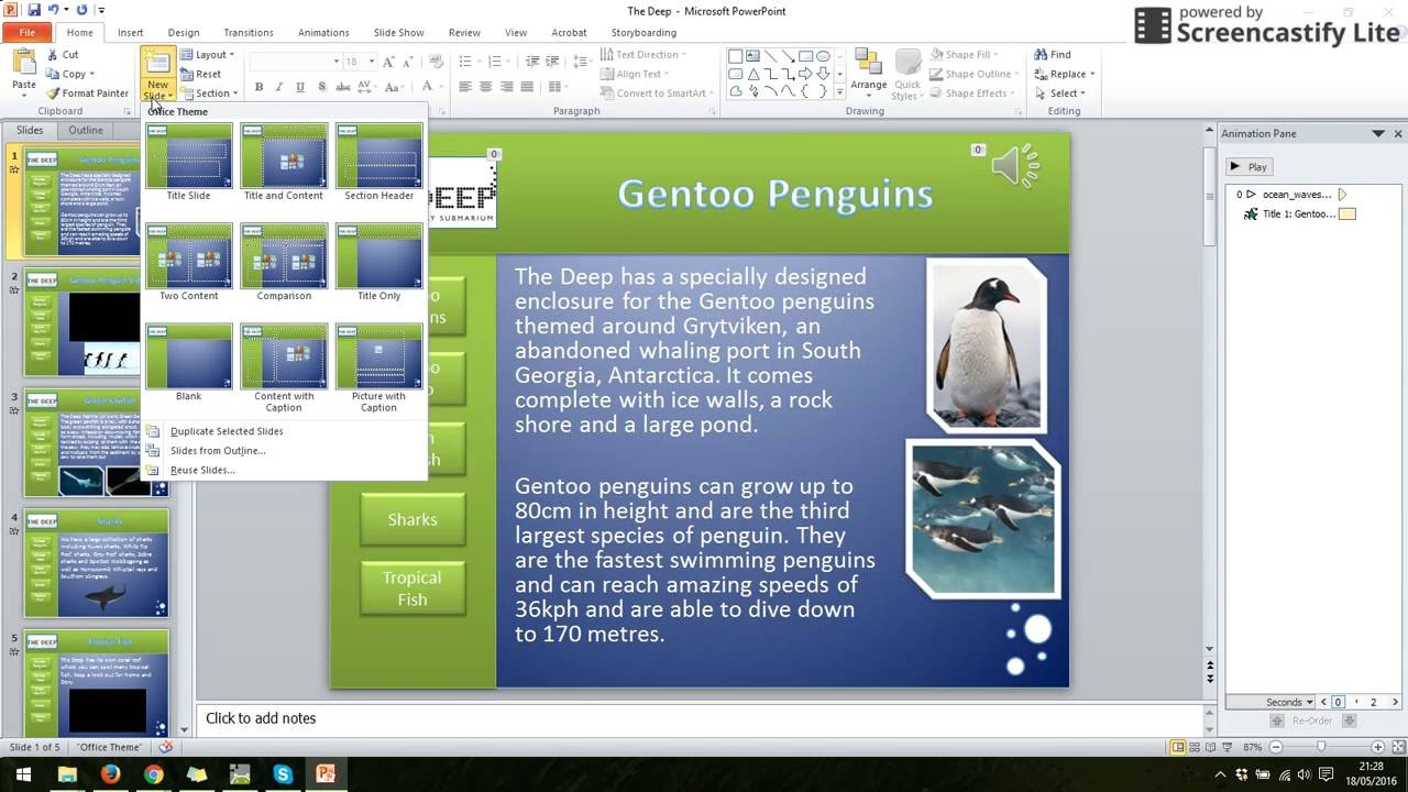 5 Adding a front screen - YouTube