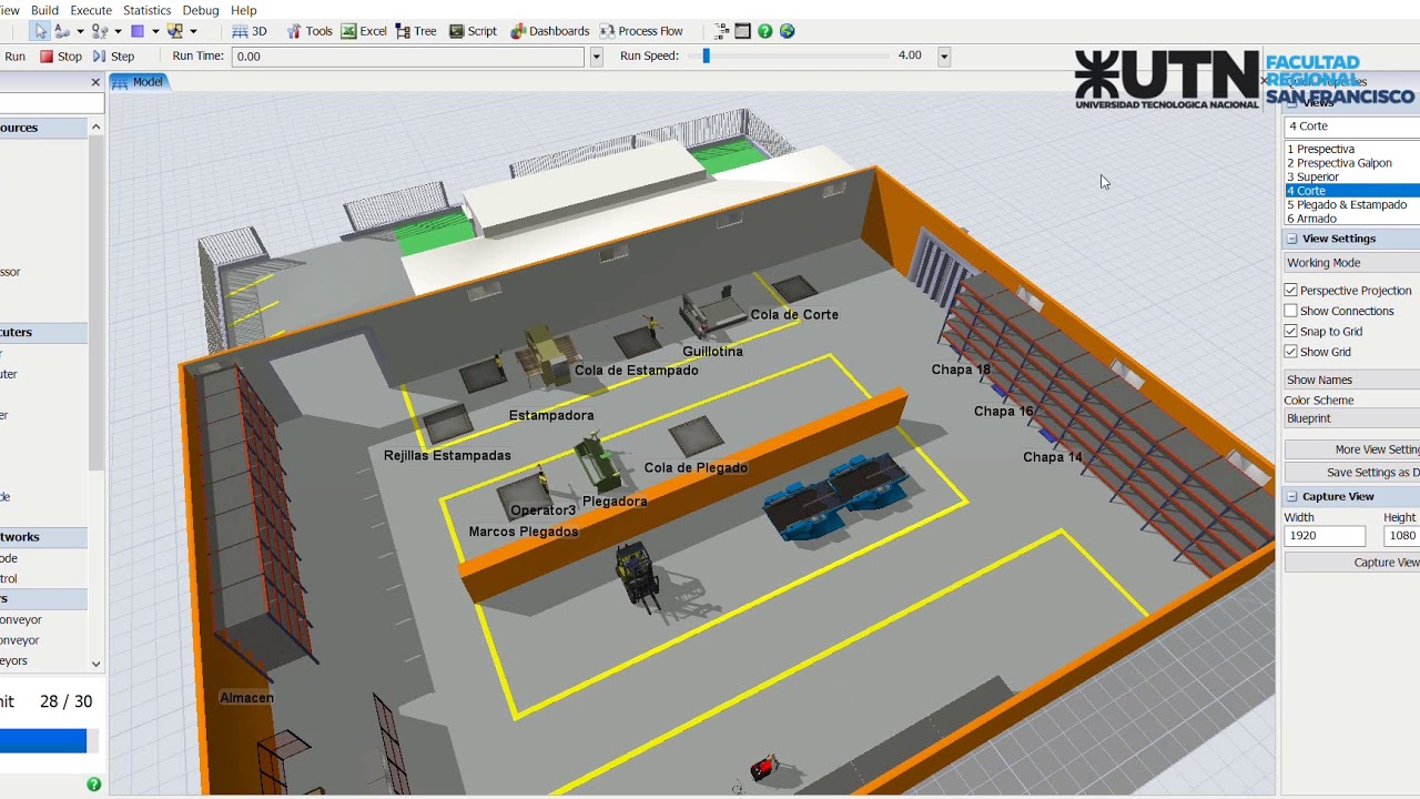 Simulación de Proceso de Producción Industrial (2018) - YouTube
