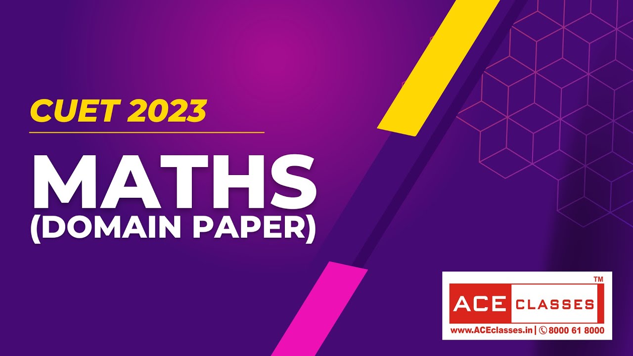 CUET MATHS c1 #cuetsyllabus #cuet2023exam - YouTube