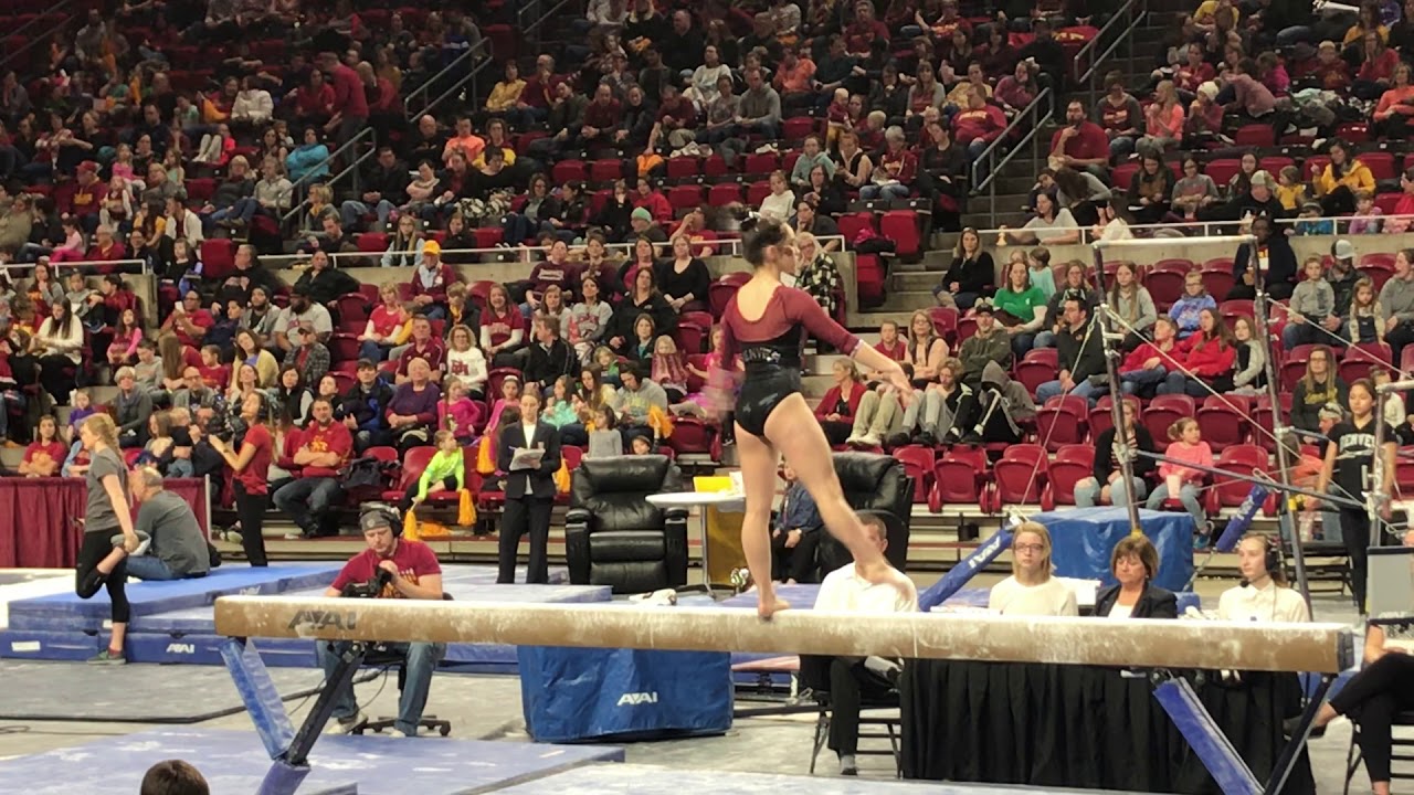 Alexandria Ruiz (Denver) 2019 Beam vs ISU 9.875 - YouTube