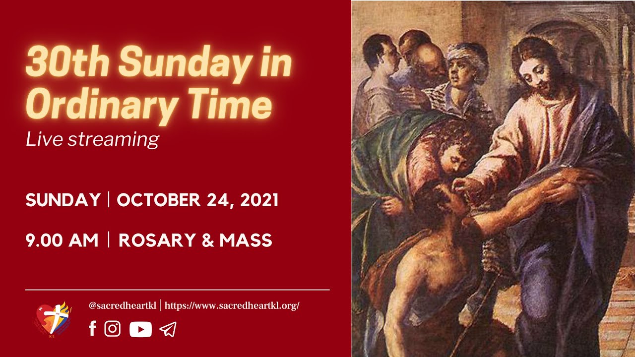 Sunday Mass - 30th Sunday in Ordinary Time - YouTube