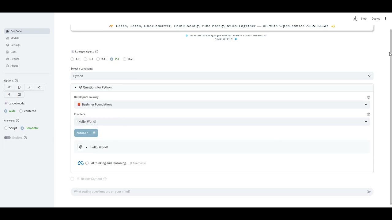 Python, "Hello World" | Semantic - YouTube
