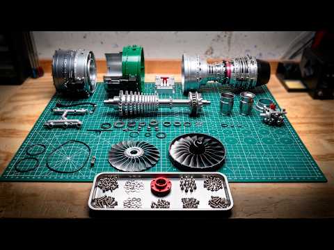 Assembling This METAL JET ENGINE Is Next Level Satisfying! (Build & Run)