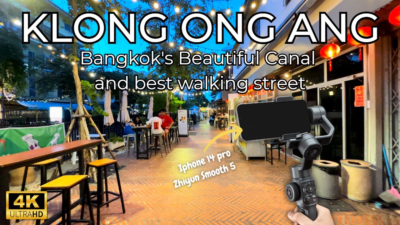 [4K 🇹🇭] Walking Around Bangkok - Klong Ong Ang Walking Street - YouTube